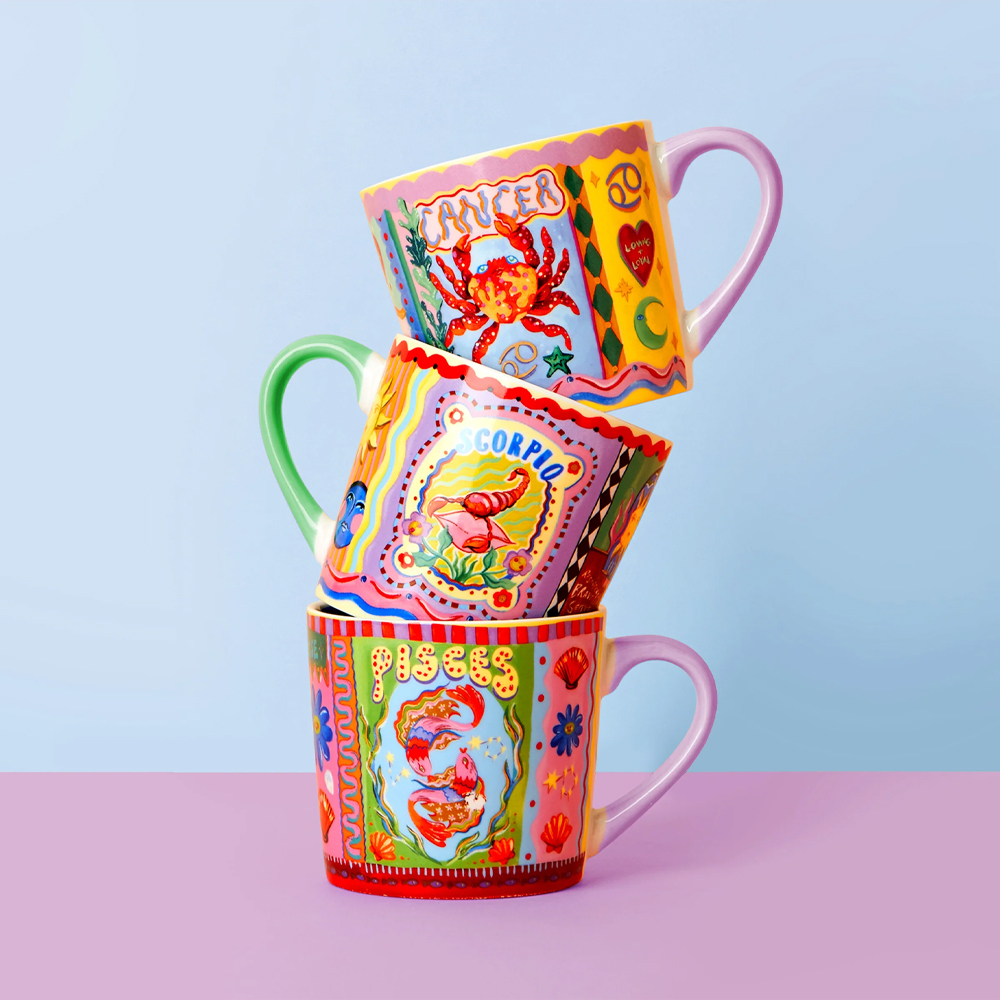 Buy the Scorpio Astrology Zodiac Mug by Eleanor Bowmer