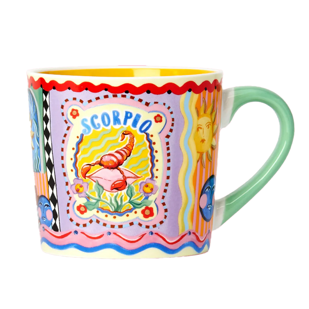 Buy the Scorpio Astrology Zodiac Mug by Eleanor Bowmer