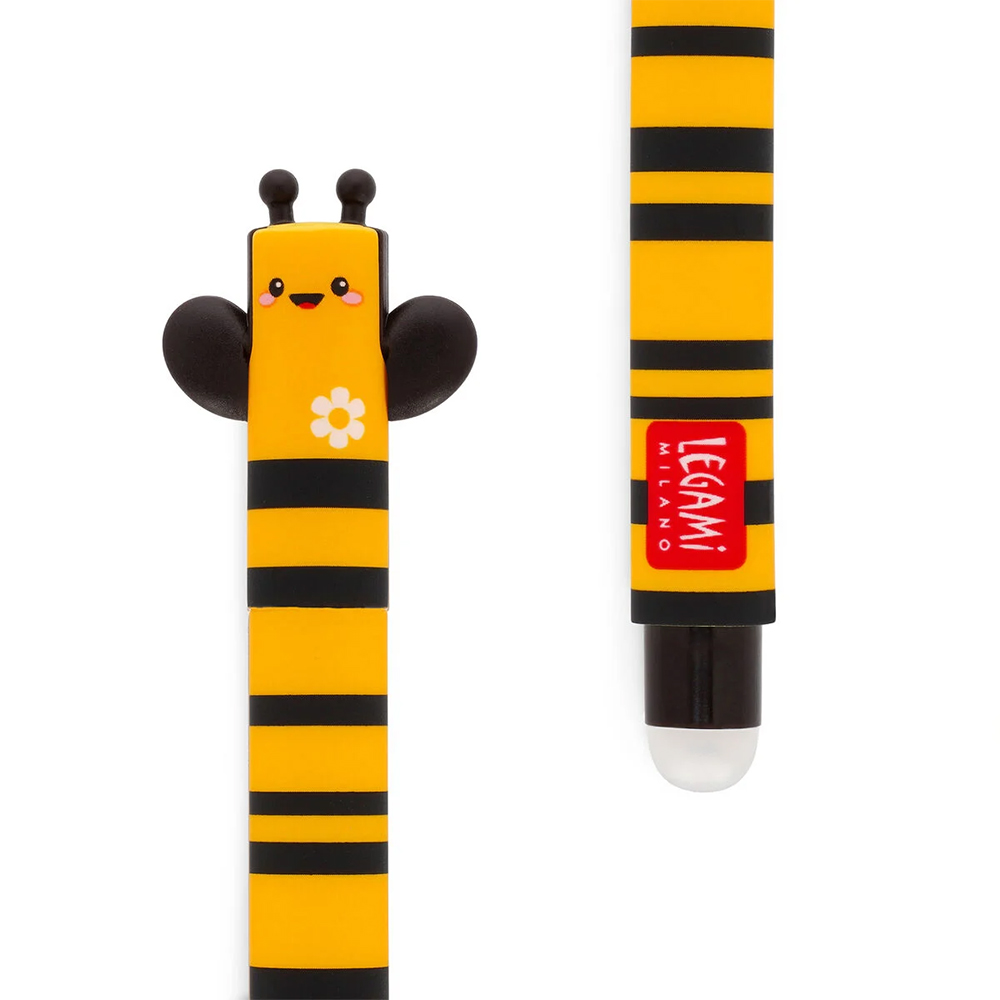 Erasable Pen Bee (Black) | Buy Legami Pens UK