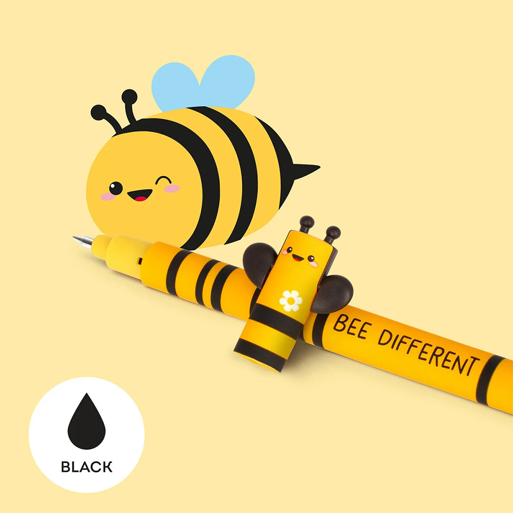 Erasable Pen Bee (Black) | Buy Legami Pens UK