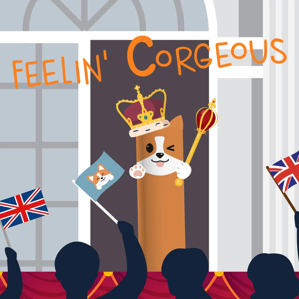 Erasable Corgi Pen (Black) | Utility Gift UK