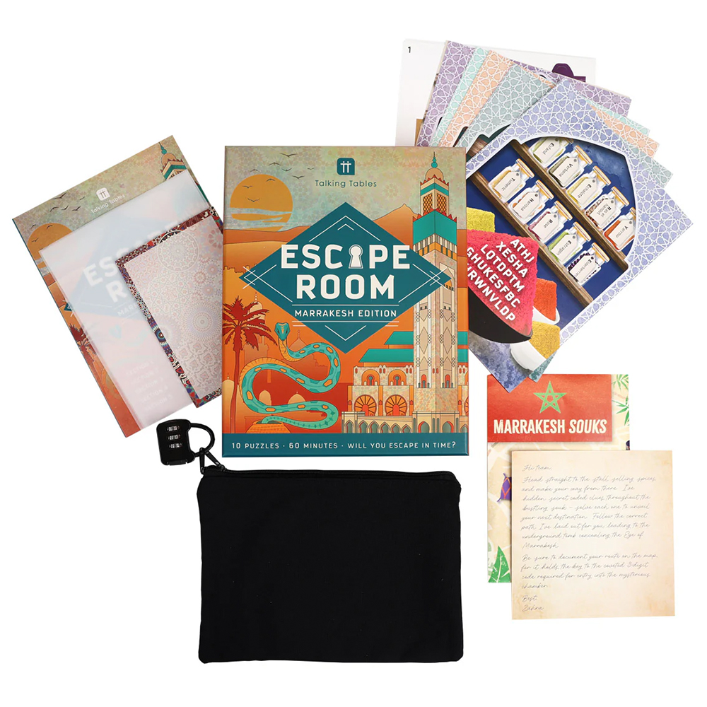 Mini Escape Room Game Marrakesh Edition | Family Party Games