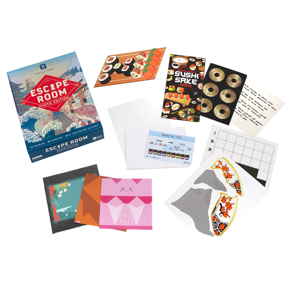 Mini Escape Room Game Kyoto Edition | Family Party Games