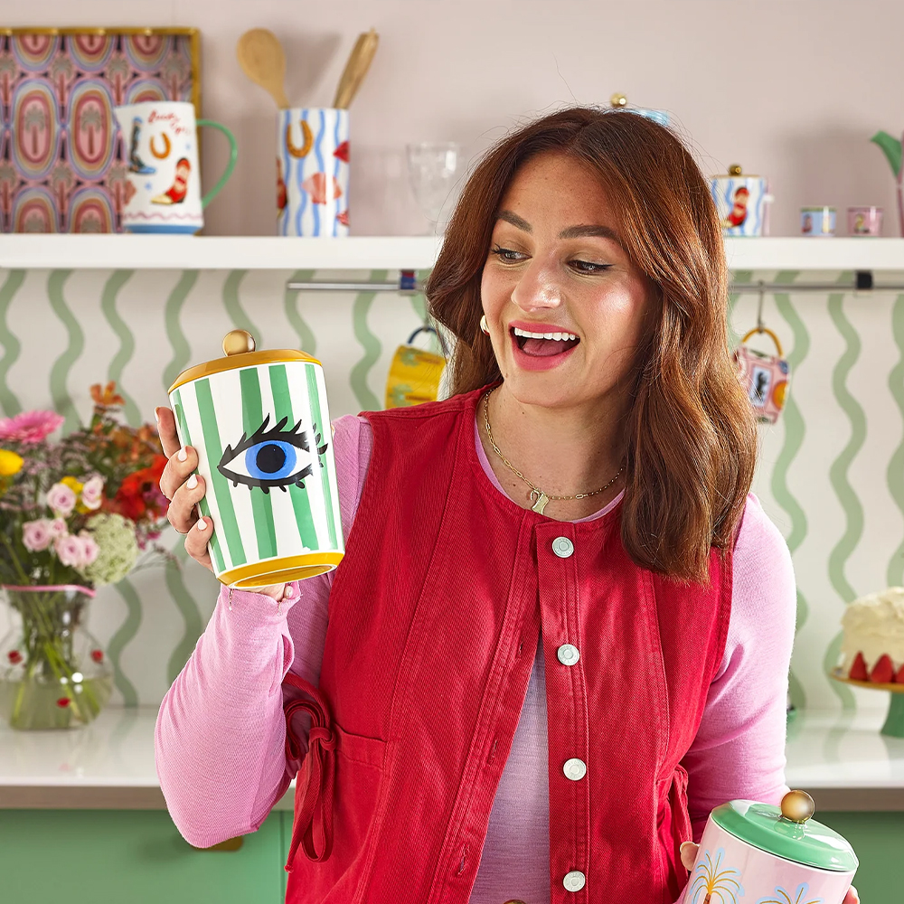 Eleanor Bowmer Eye Storage Jar | Electric Coast Collection