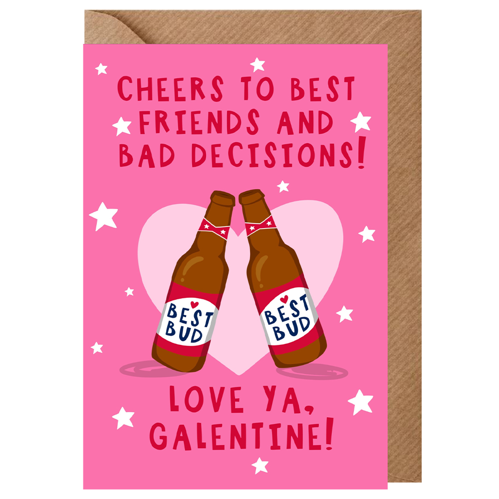 Galentines Beers Valentines Card | Steven McFee