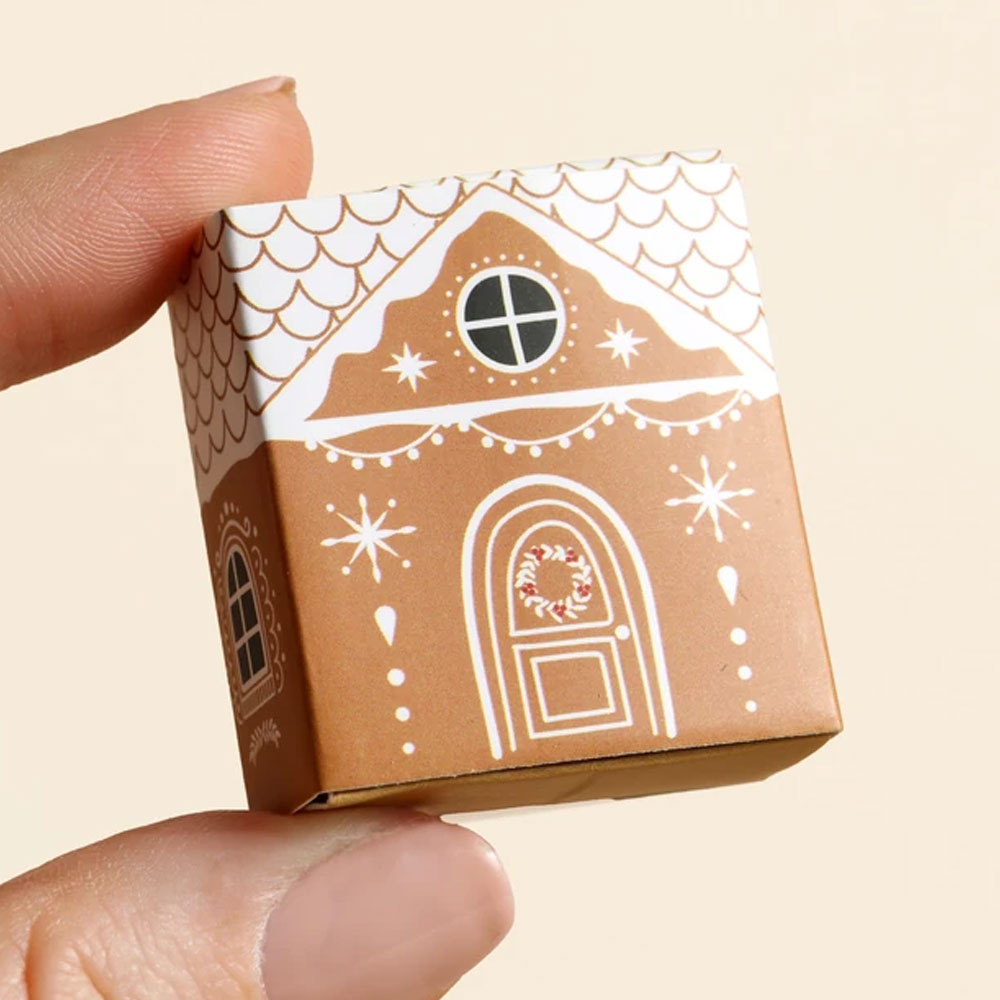 Lisa Angel Tiny Matchbox Ceramic Christmas Gingerbread Man
