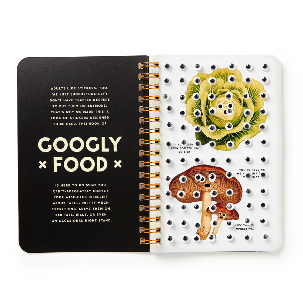 Buy the Googly Food Sticker Book | Quirky Gifts UK