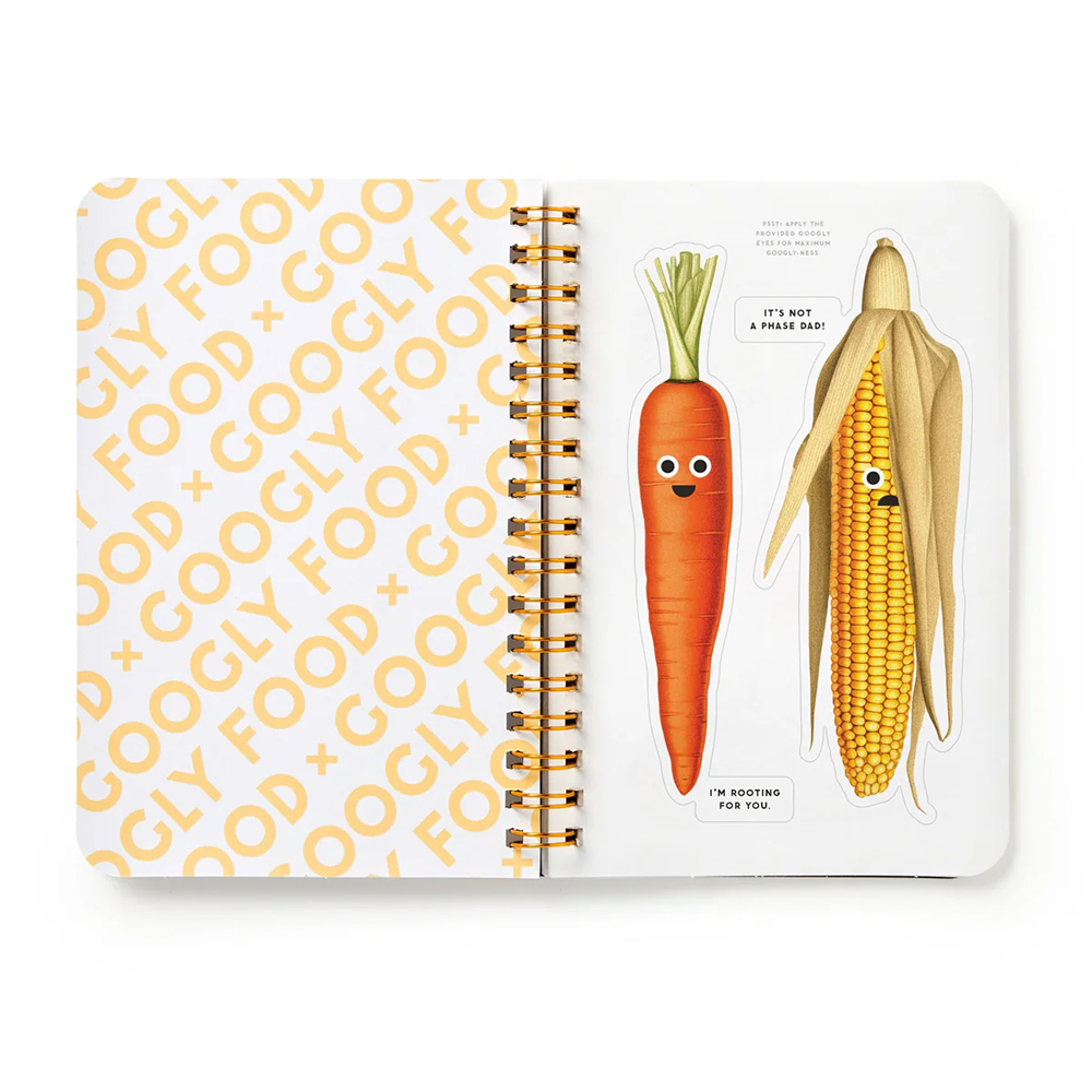 Buy the Googly Food Sticker Book | Quirky Gifts UK