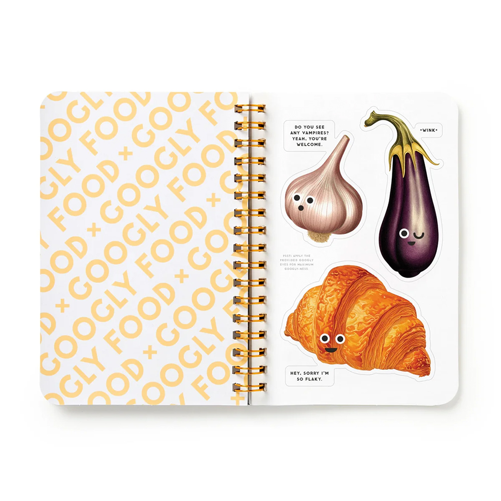 Buy the Googly Food Sticker Book | Quirky Gifts UK