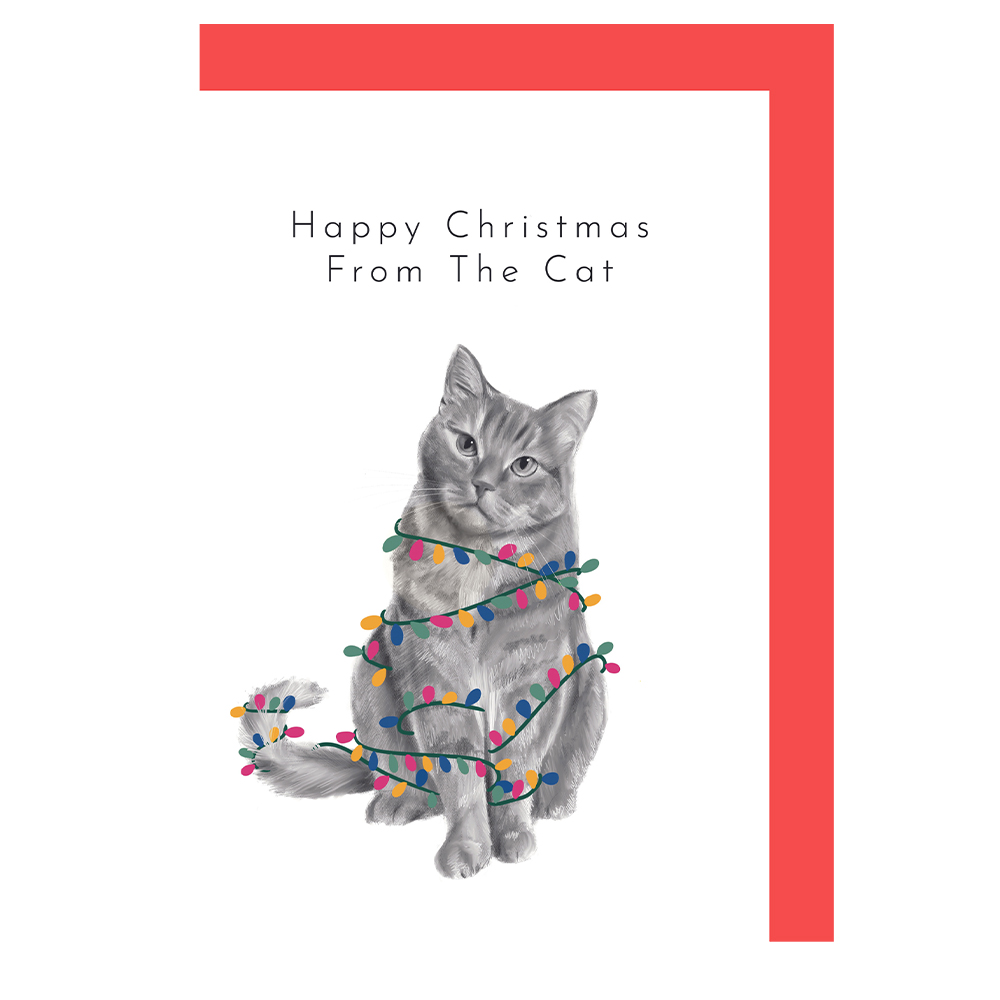 Happy Christmas From The Cat | Exclusive Christmas Cards