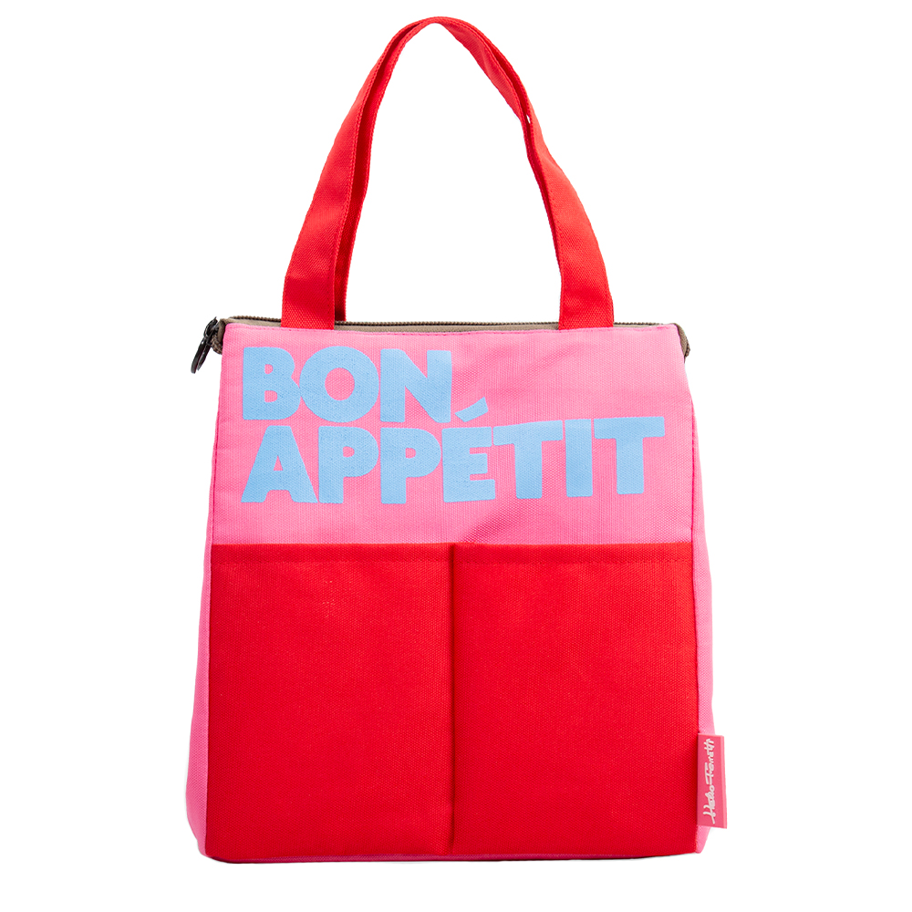 Bon Appétit Lunch Bag Red | Utility Gift UK