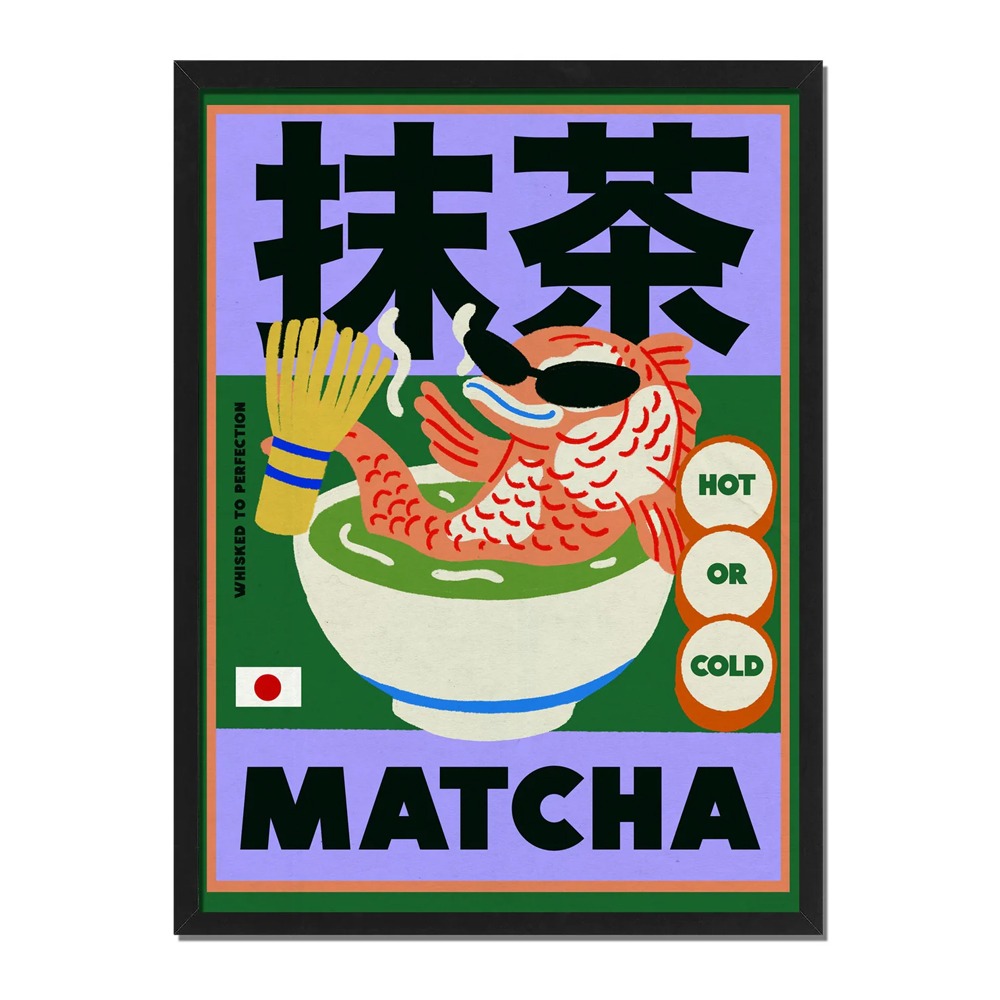 Buy the Matcha Giclee Printed A3 Artwork | House.warmings