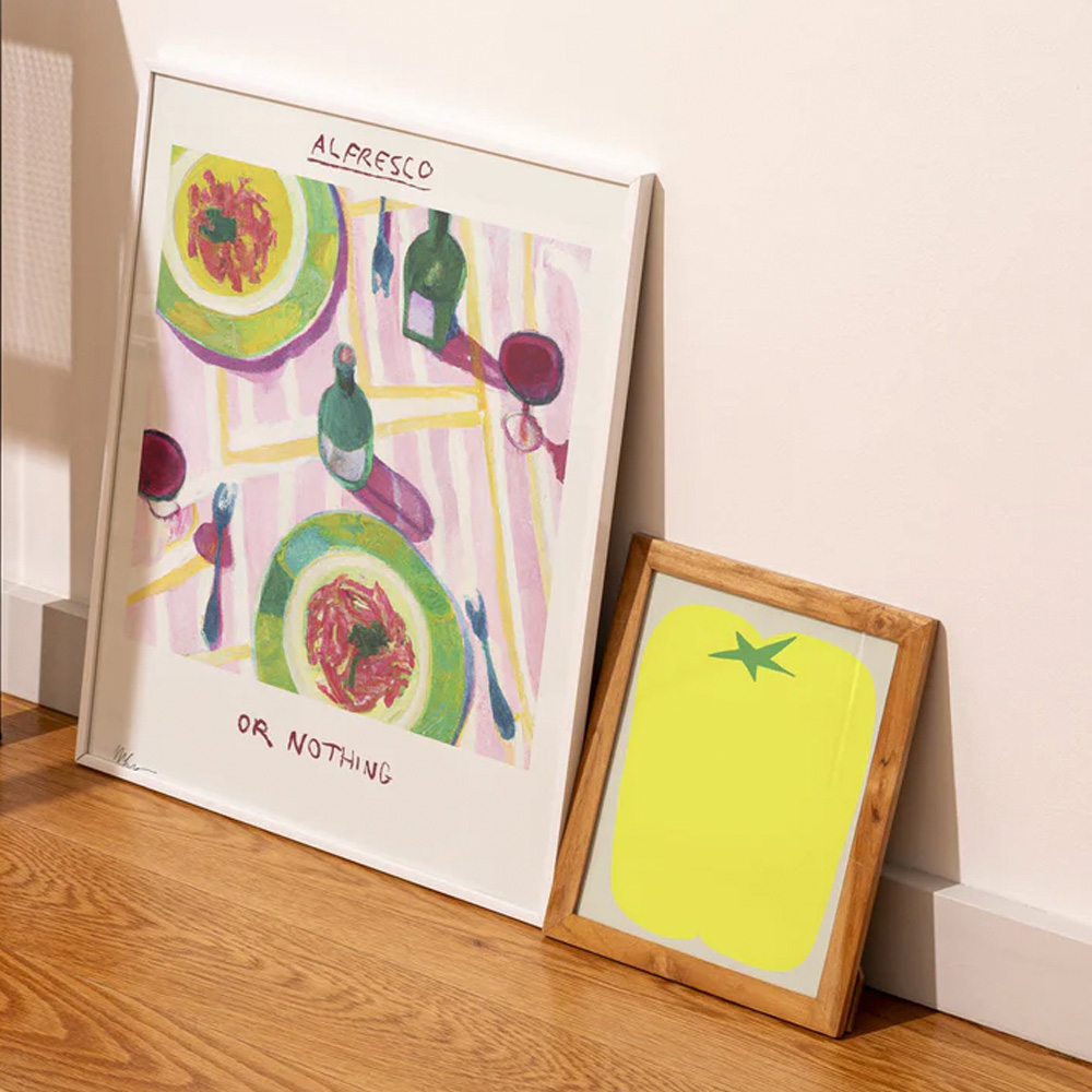 House Warmings Alfresco or Nothing A3 Print | Fun & Thoughtful Gifts