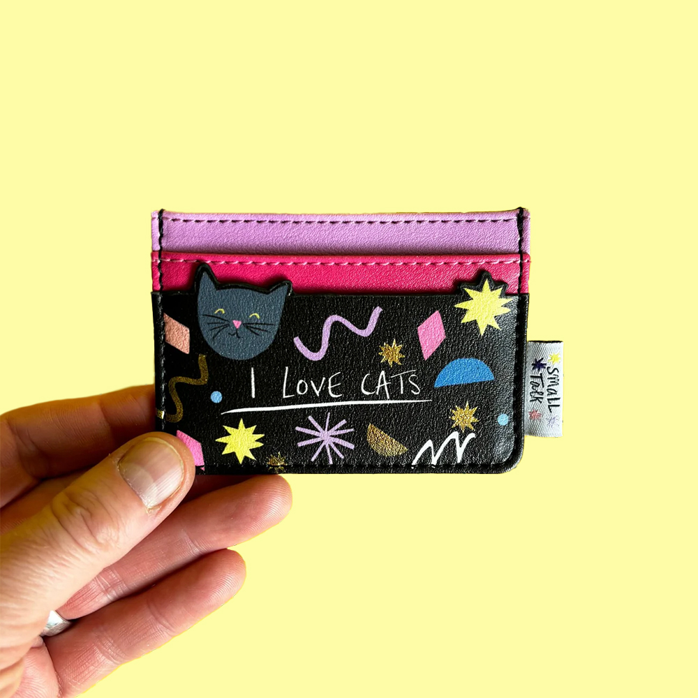 I Love Cats Card Holder | Utility Gift UK