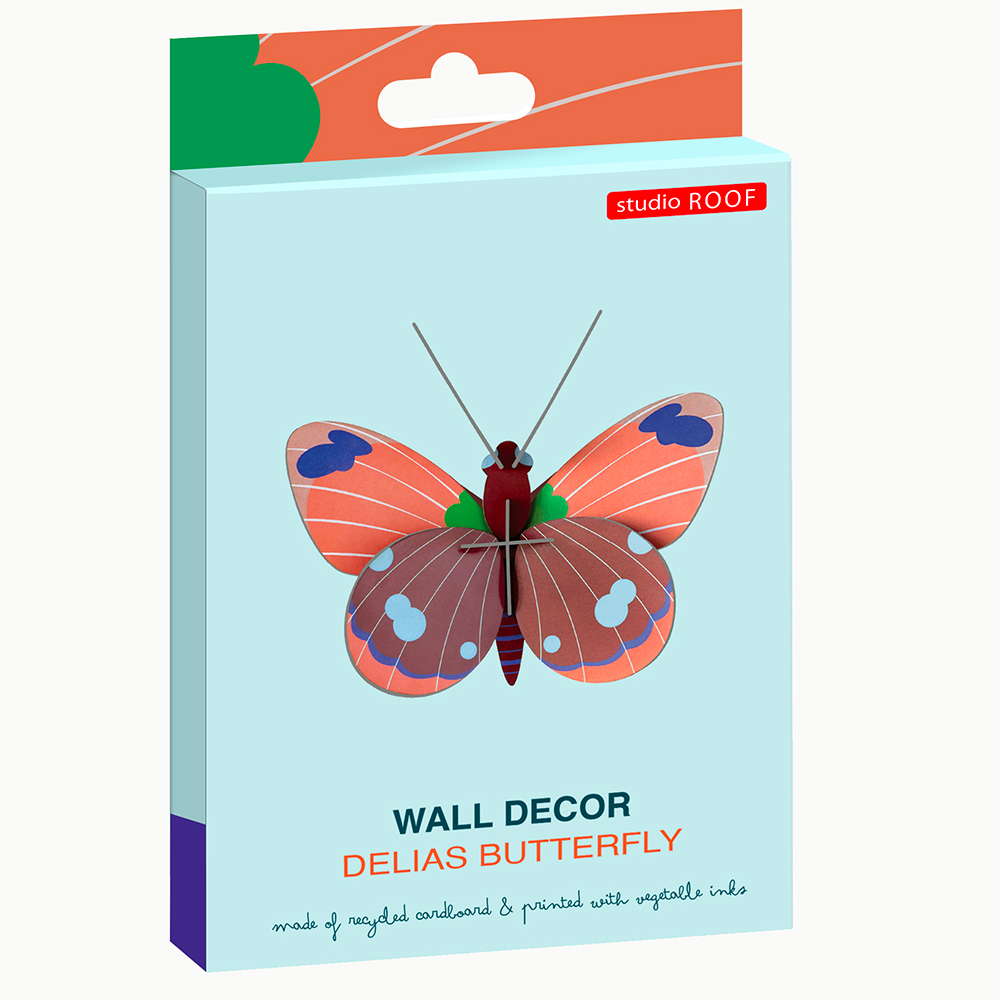 Studio Roof 3D Delias Butterfly | Utility Gift UK