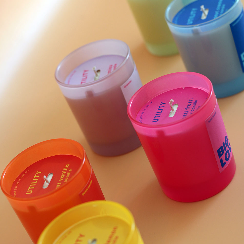 Big Love Colour Candle - Tutti Frutti | Utility Gift UK