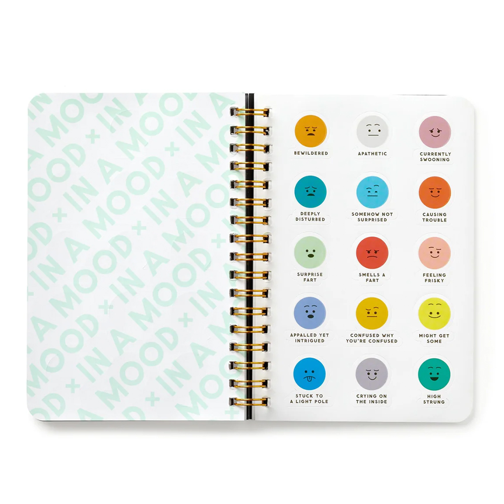 In a Mood Sticker Book by Brass Monkey | Utility Gift UK