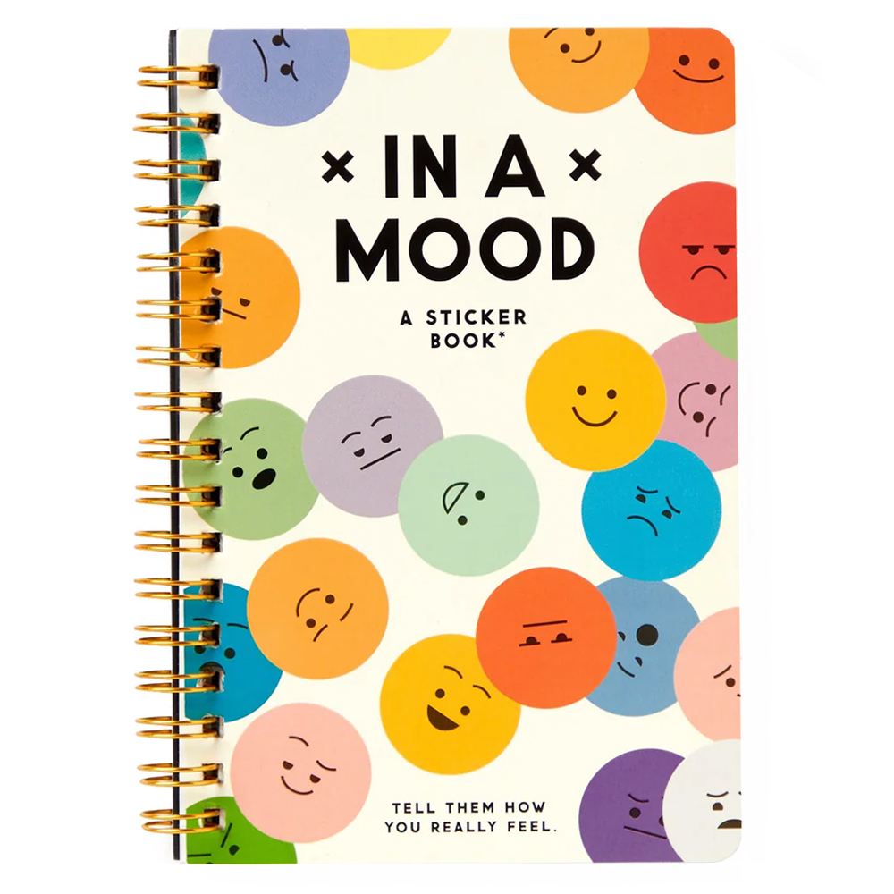 In a Mood Sticker Book by Brass Monkey | Utility Gift UK