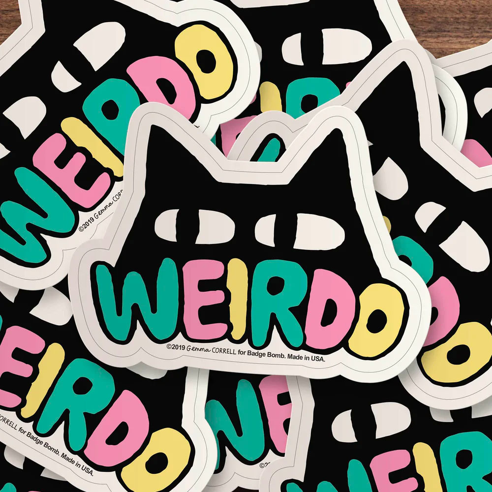 Big Sticker Weirdo | Utility Gift UK