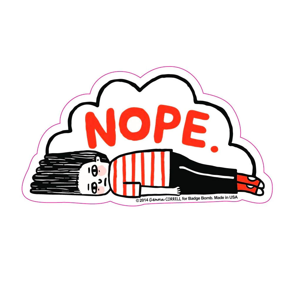 Big Sticker Nope | Utility Gift UK