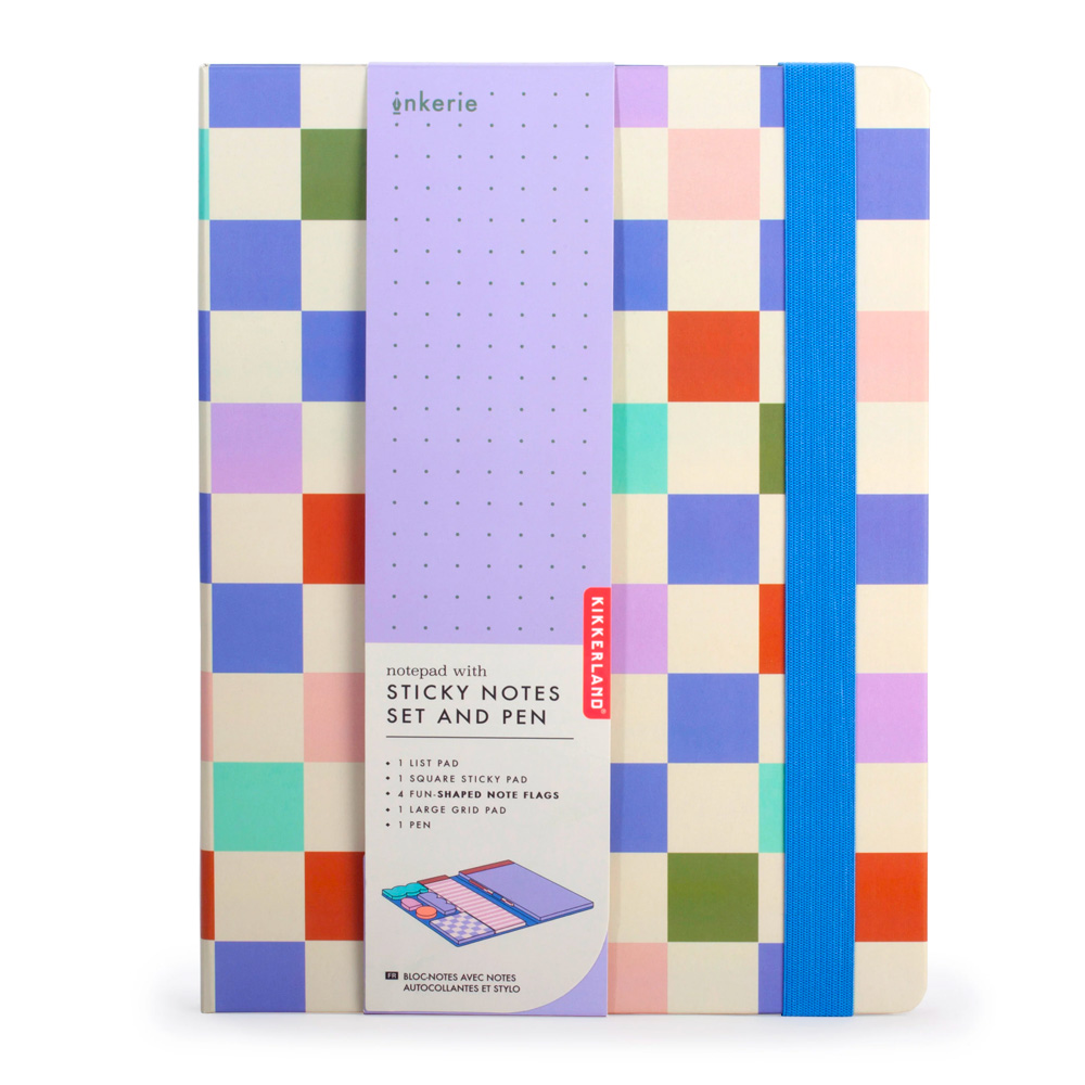 Notepad with Sticky Notes Set and Pen | Stationery & Desk Accessories ...