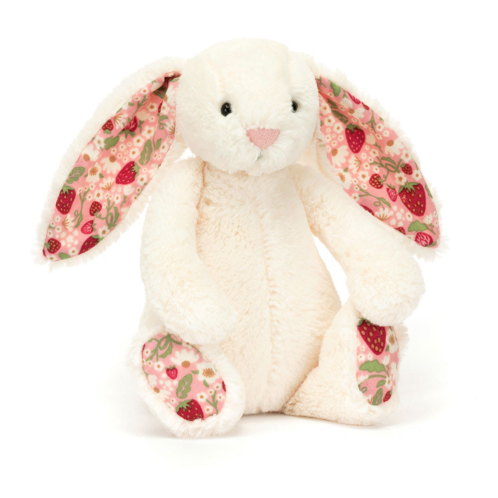 Jellycat Blossom Cream Bunny 'Berry' Little | Utility Gift UK