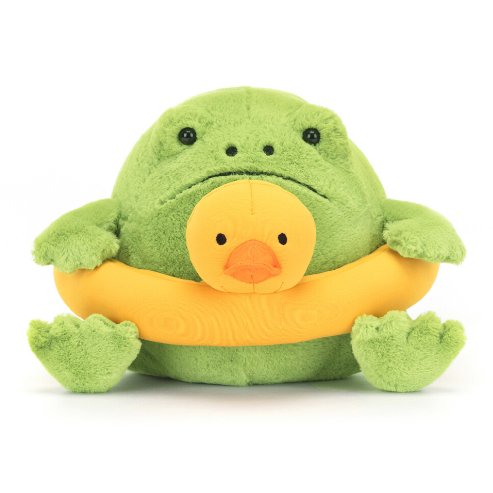 Jellycat Ricky Rain Frog Rubber Ring | Utility Gift UK