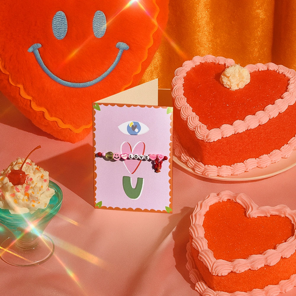 Eye Love You Card & Friendship Bracelet Card | Jolly Awesome