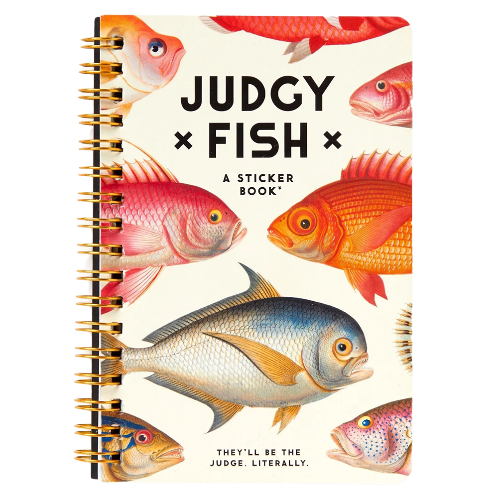 Judgy Fish Sticker Book by Brass Monkey | Utility Gift UK