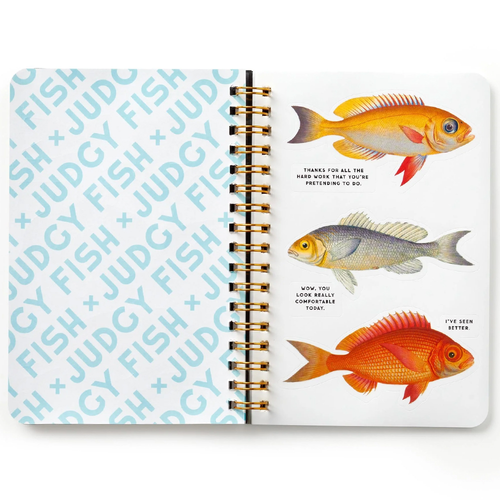 Judgy Fish Sticker Book by Brass Monkey | Utility Gift UK