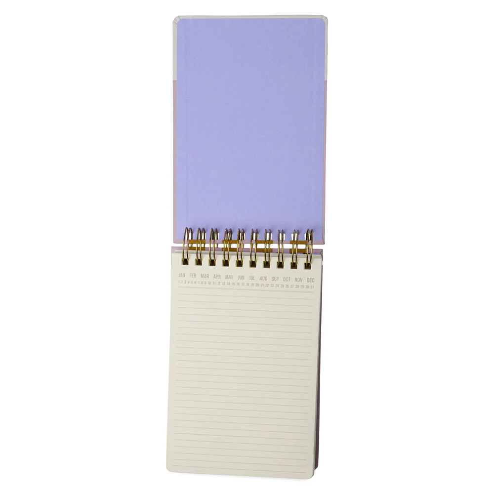 Large Twin Wire Notepad - Stripes | DesignWorks Ink