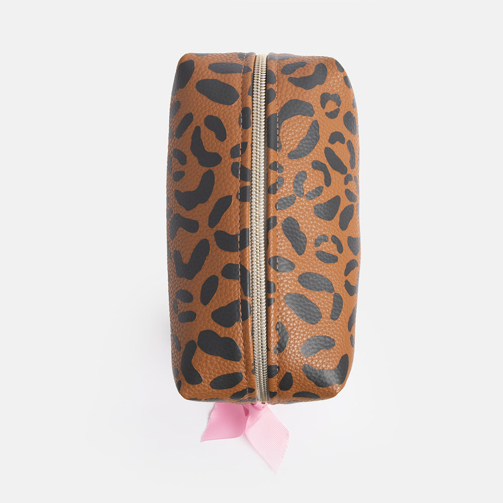 Leopard Print Cosmetic Bag | Utility Gift UK