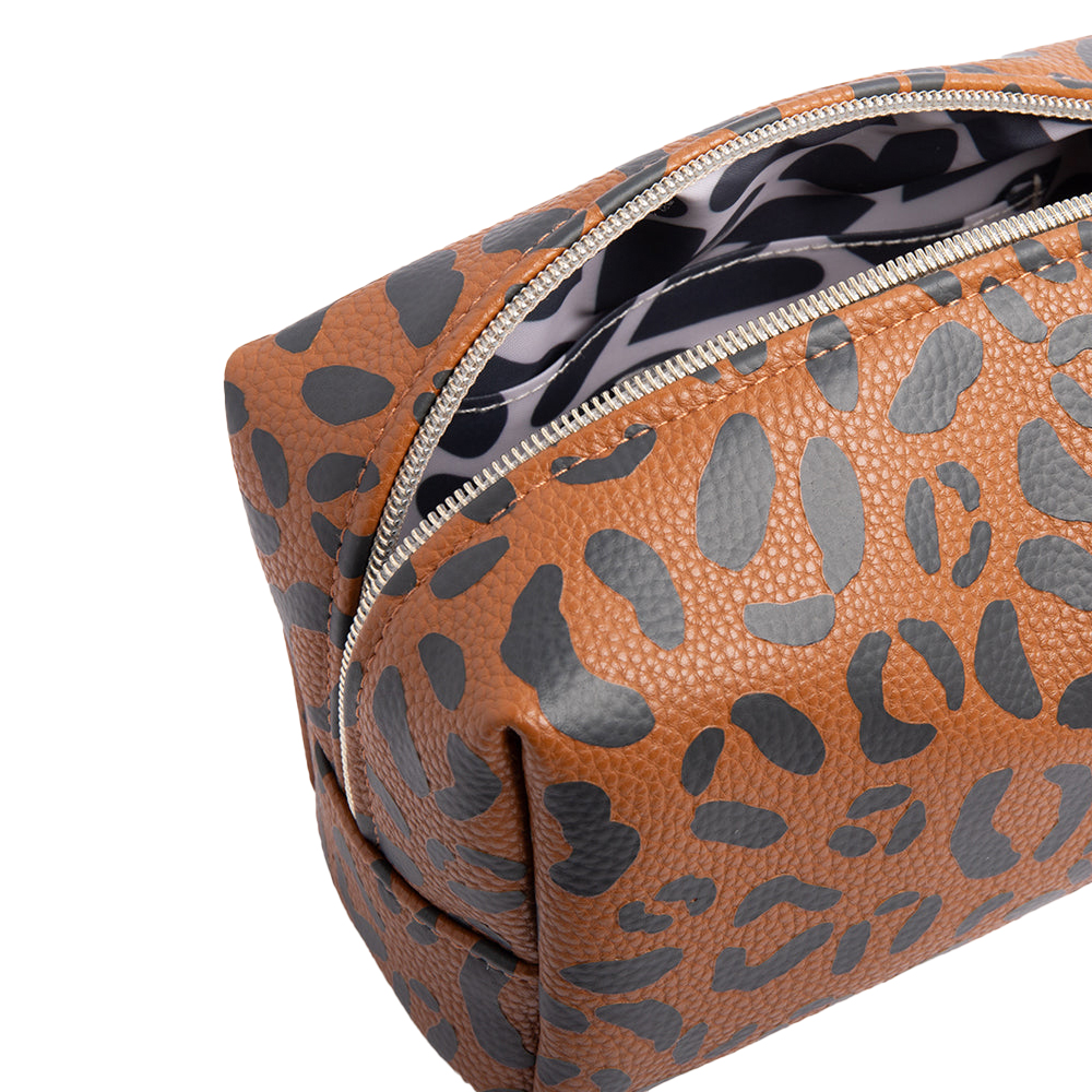 Leopard Print Cosmetic Bag | Utility Gift UK