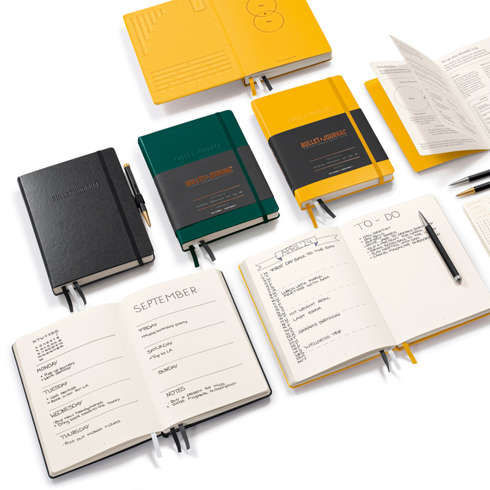 Buy the Yellow A5 Leuchtturm X Bullet Journal Edition 2