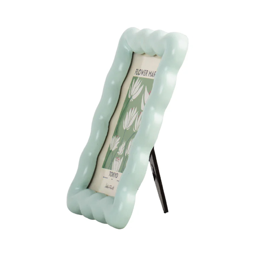 Wave Photo Frame 13x18cm - Light Blue | Helio Ferretti