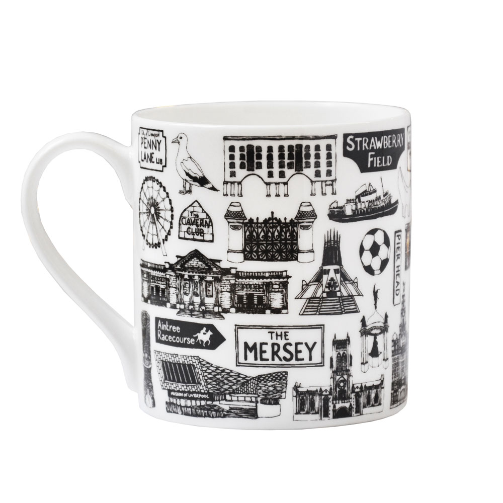 Liverpool Landmarks Mug, Buy Online Today | Utility Design UK