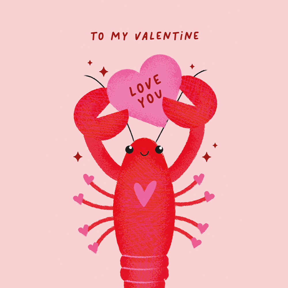 Lobster Valentines Card | Studio Mads