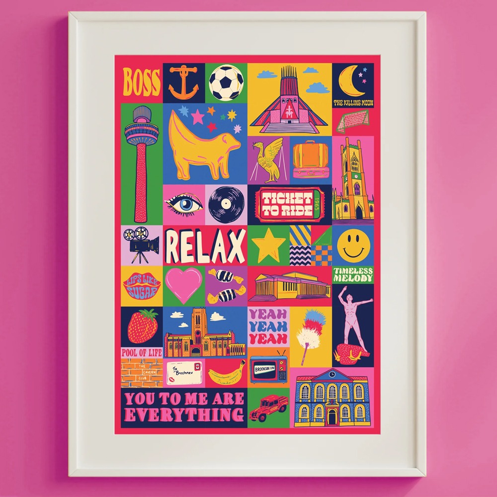 Buy the Liverpool A3 Print by Lost Plots | Liverpool Gifts UK