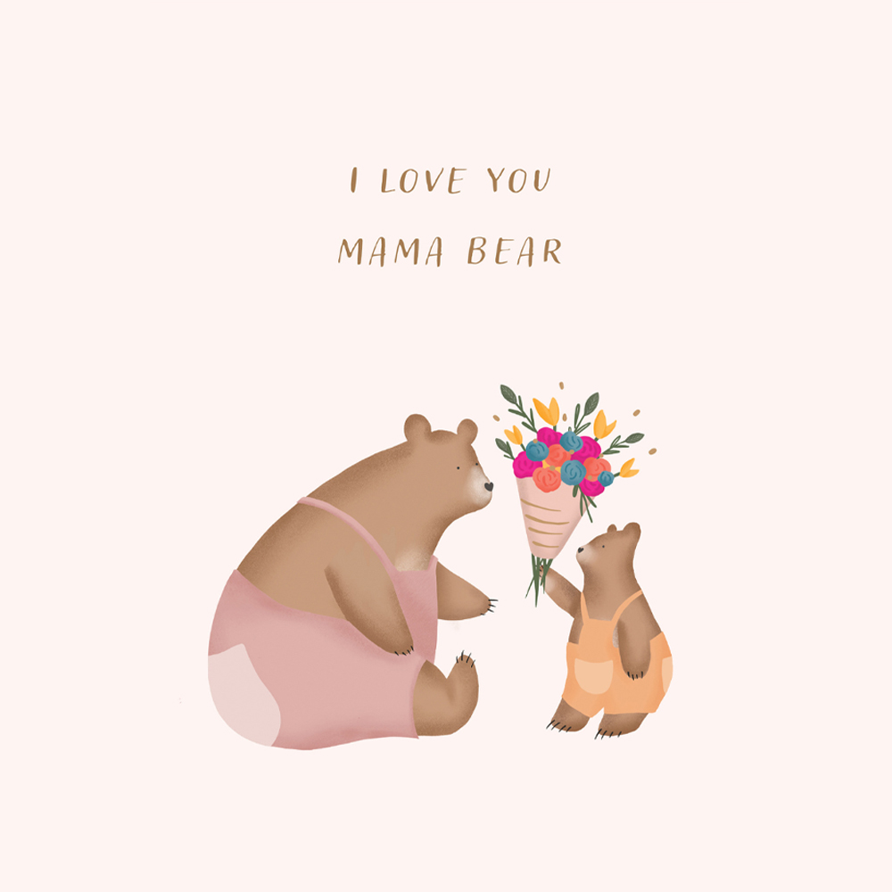 Mama Bear Mother's Day Card | 5 for 4