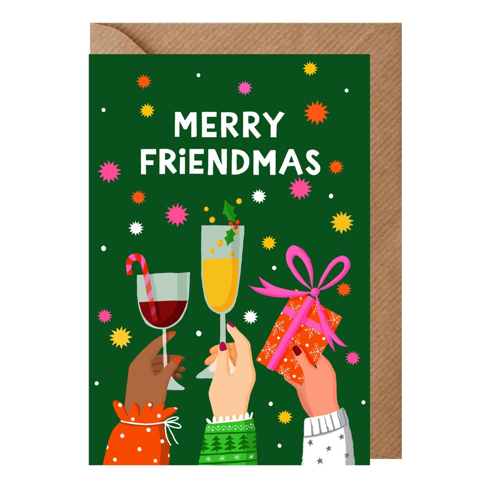 Merry Friendsmas Christmas Card | Utility x London Studio