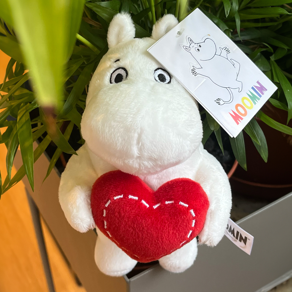 Moomin Standing with Heart Soft Toy | Aurora World