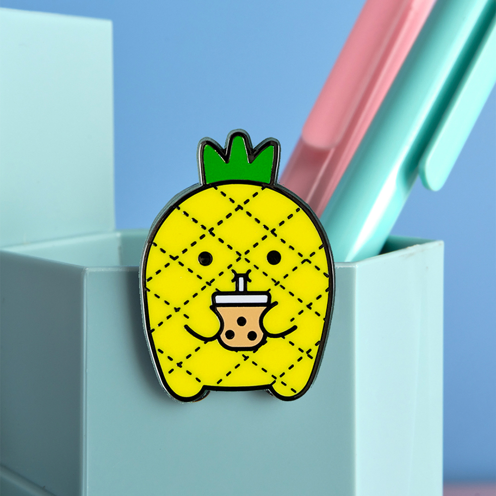 Buy the Noodoll Riceananas Boba Pin | Designed in London