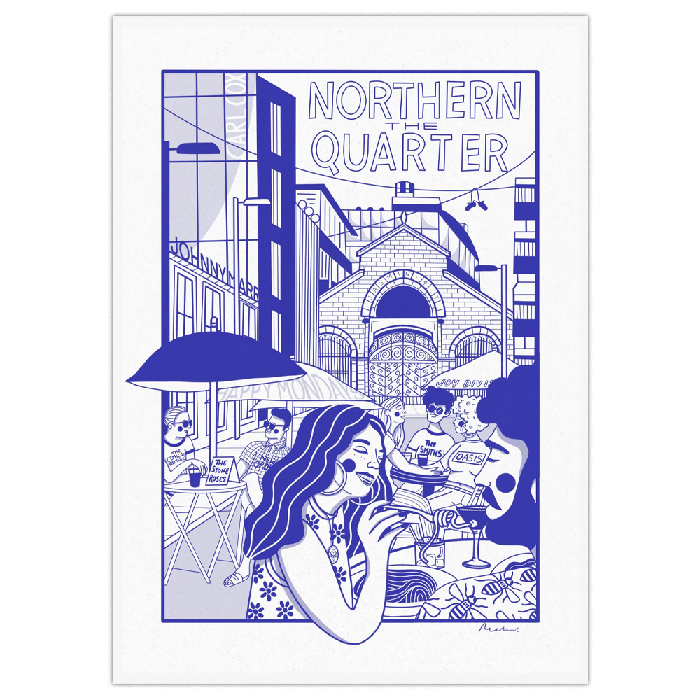 Buy the Manchester Northern Quarter A3 Print