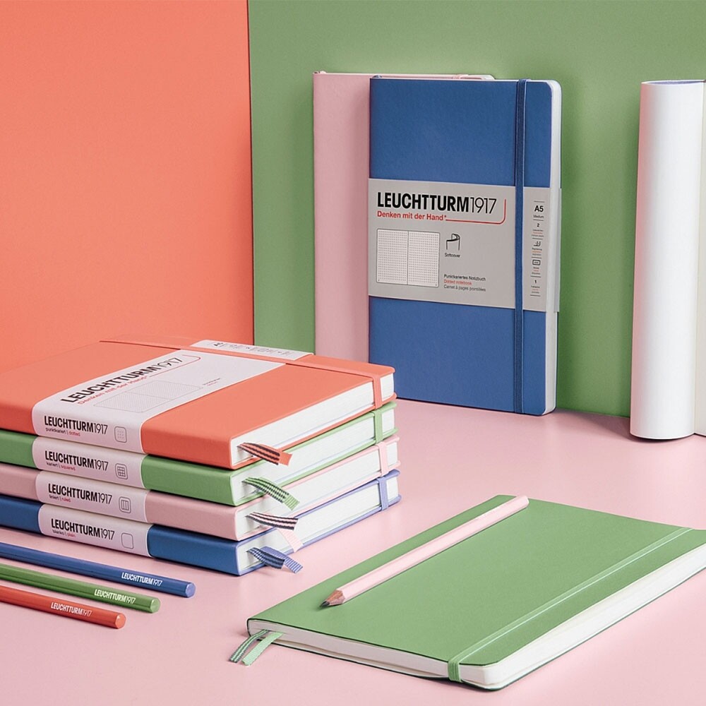 Leuchtturm1917 A5 Ruled Notebook - Sage | Utility Gift UK
