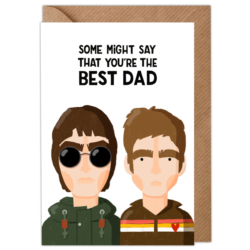 Oasis Some Might Say Father's Day Card | 5 for 4 Greetings Cards