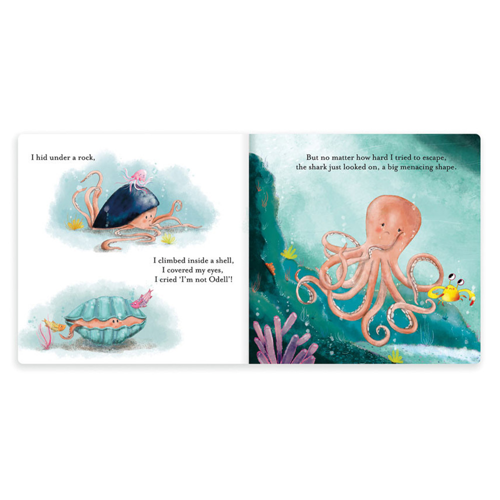 Jellycat Odell, The Fearless Octopus Book | Utility Gift UK