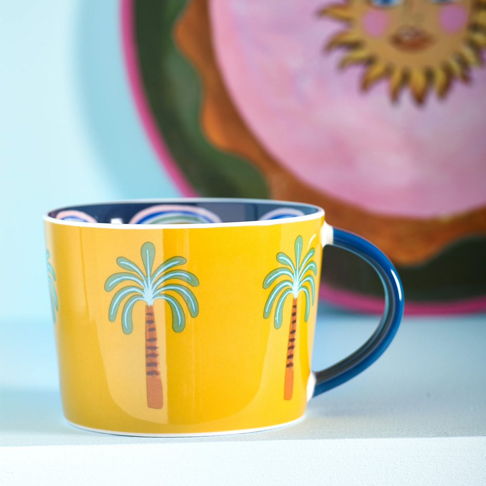 Eleanor Bowmer Palm Tree Mug | Utility Gift UK