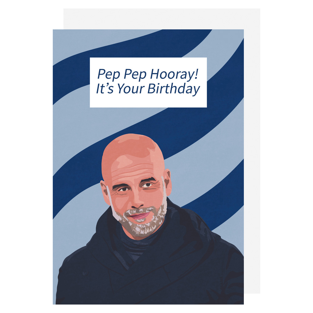 Pep Guardiola Birthday Card | Utilty Gift UK