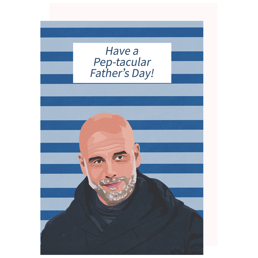 Pep Guardiola Father's Day Card | 5 for 4 Greetings Cards