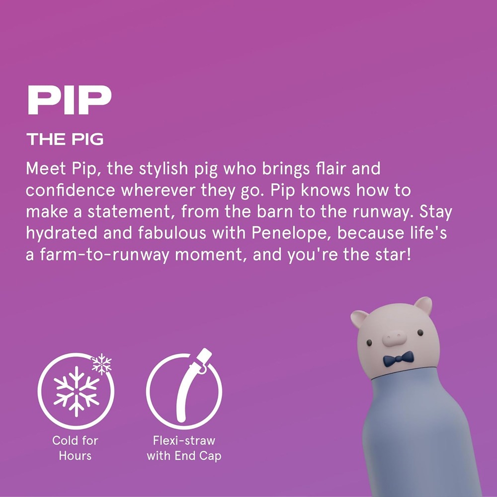 Buy the Pip Piggy Bestie Bottle by Asobu | Kids Gifts